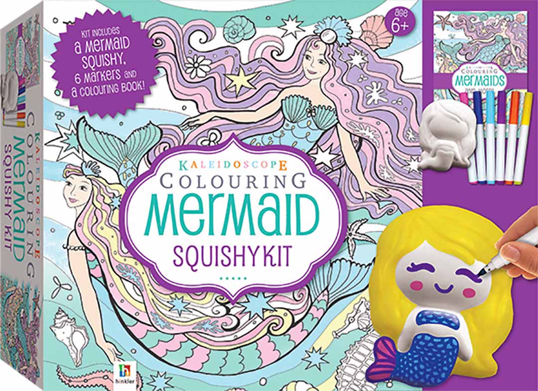 Kaleidoscope Colouring: Mermaid Squishy Kit – KC's Gifts & Games