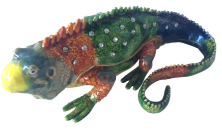 Lizard Trinket Jewellery Box – KC's Gifts & Games